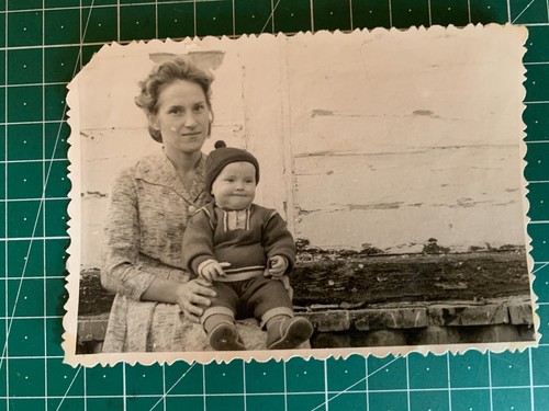 Kids Child Baby With Happy Mather Pre School Vintage Photo Ussr 1960-80 ...