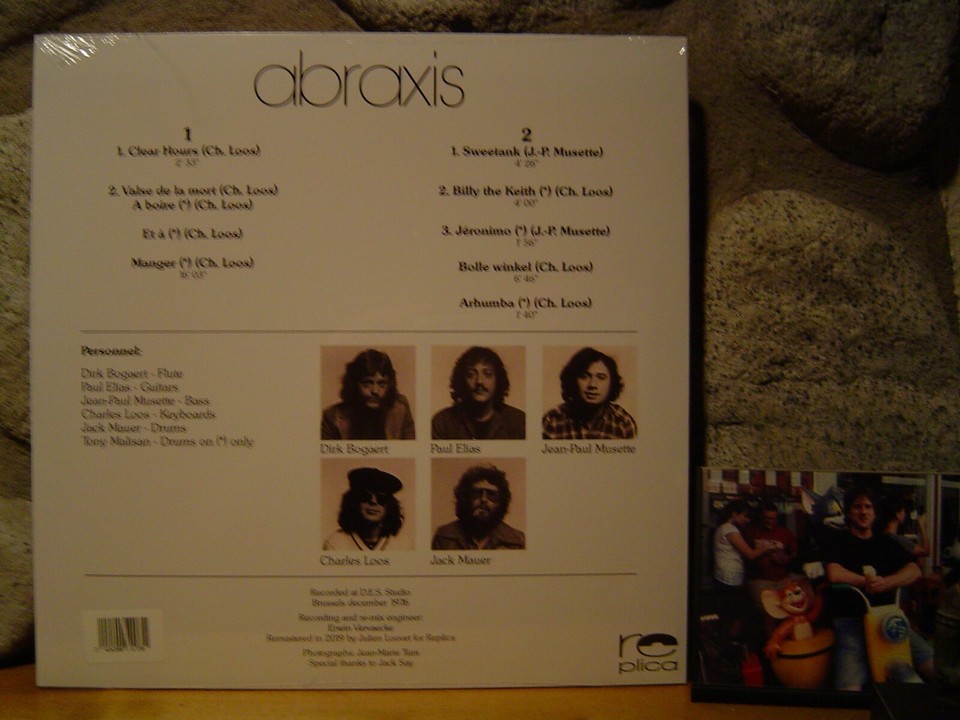 ABRAXIS LP/1977 Belgium/Rare Belgian Prog Rock/Jazz-Rock/Fusion ...