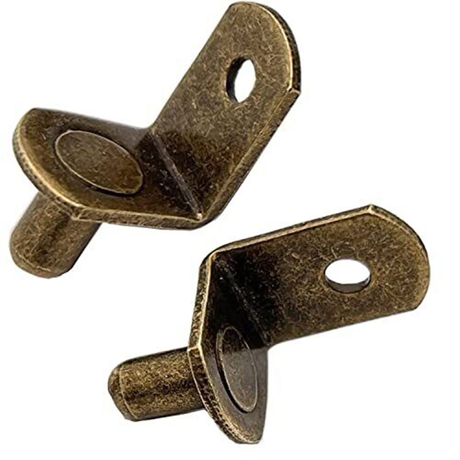 40PCS Bronze L-Shaped Support Pins Accessories For Cabinets With 1/4 ...