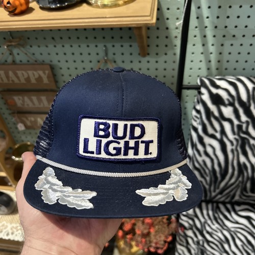 Bud Light Vintage Trucker Hat with Captain Cap | eBay