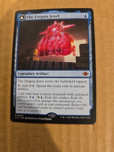 MtG LCI The Enigma Jewel Card #55 Regular Mythic | eBay