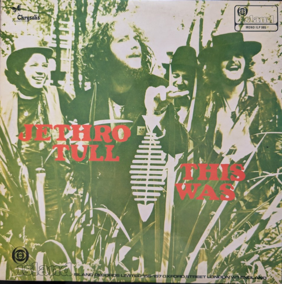 Jethro Tull This Was Vinyl Record VG/VG ILPS 9085 1968 Bullseye Label ...