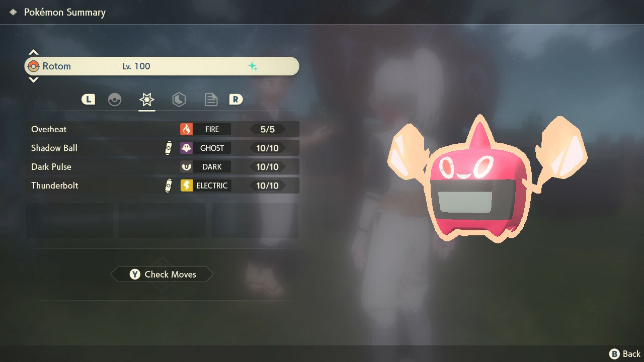 Shiny 6 Rotom Forms Set Alpha Max Effort Level Stats - Pokemon Legends ...