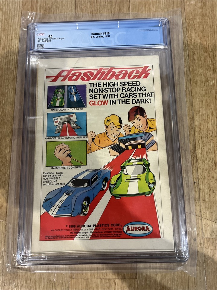 BATMAN #216 CGC 4.0 1969 IRV NOVICK COVER OFF WHITE TO WHITE PAGES ...