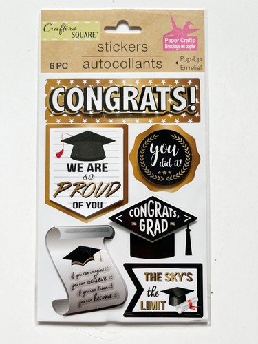 Graduation Stickers, Grad Embellishments, Card Making Supplies, Grad ...