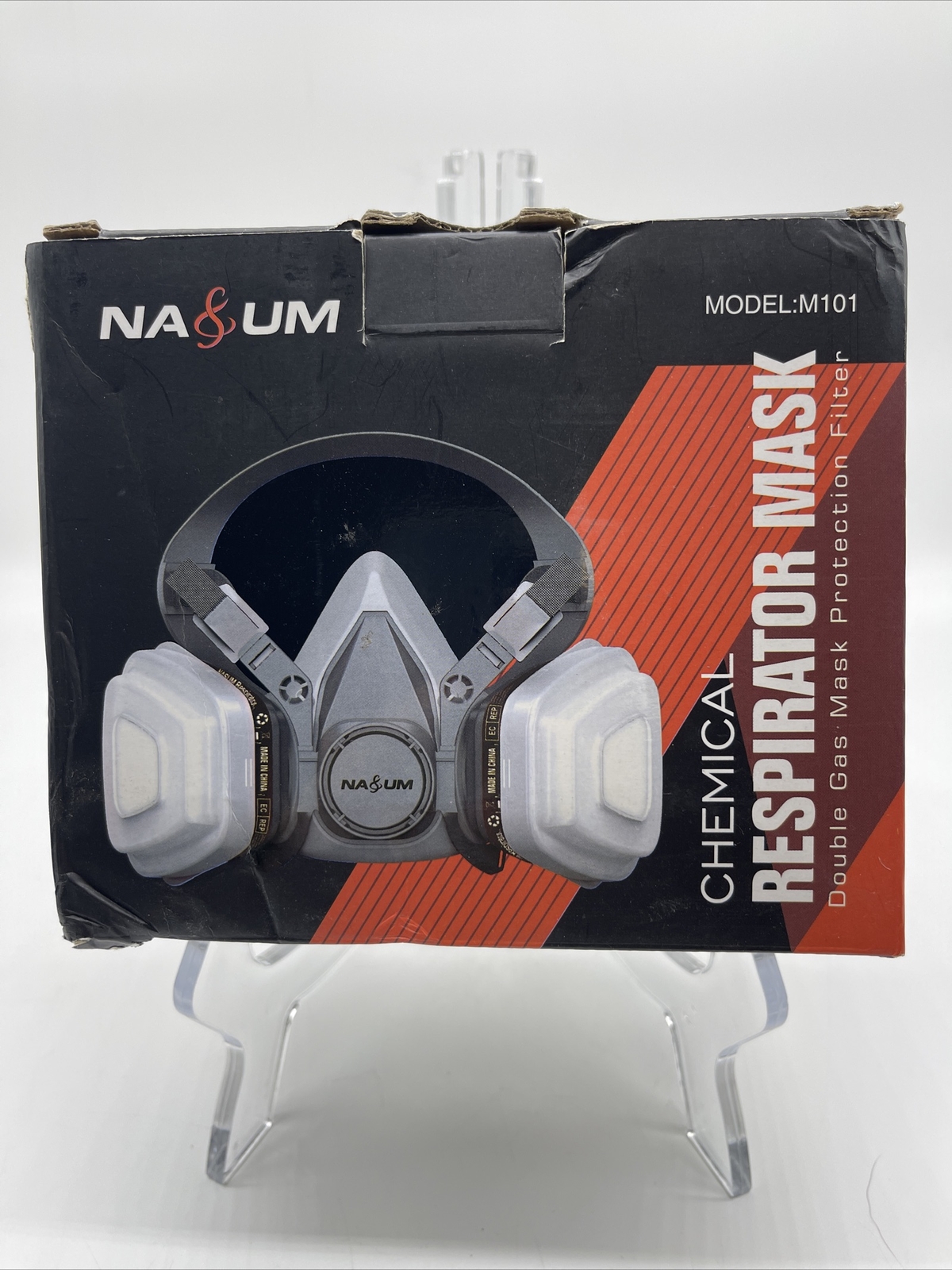 NA&UM Chemical Respirator Mask M101 Double Gas Mask Protection Filter ...