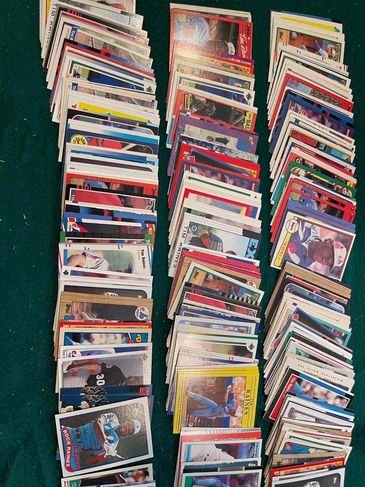 Huge Lot of Tim Rock Raines Baseball Cards: 400-Count Box Full! | eBay