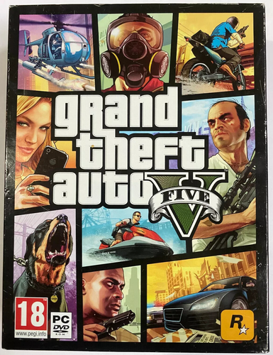 GRAND THEFT AUTO GTA V 5 - PC DVD-ROM - COMPLETE [18] | eBay UK