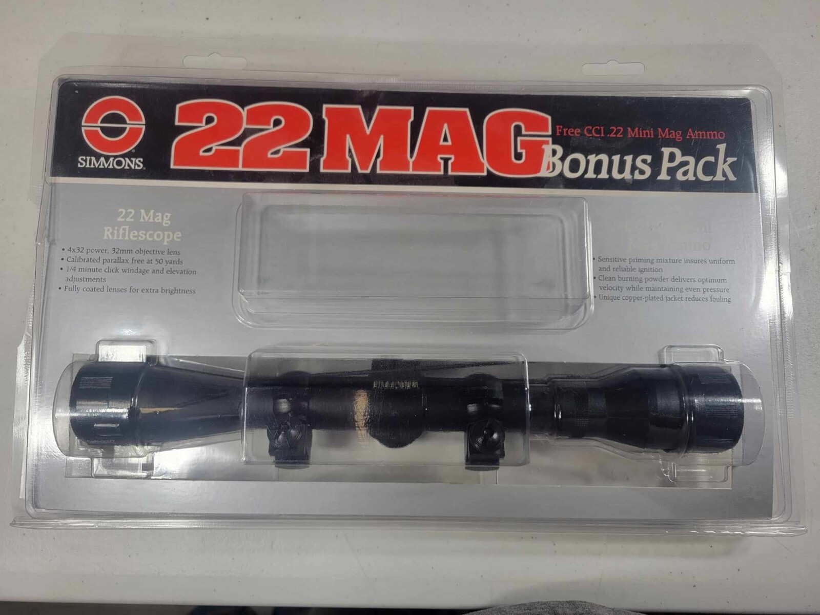 Simmons .22 MAG 4x 32mm Rifle Scope for sale online | eBay