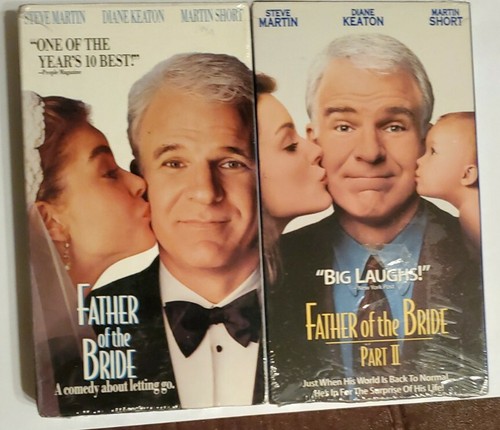 Father of the Bride & II VHS 1992 BRAND NEW SEALED COMEDY MARTIN FREE ...