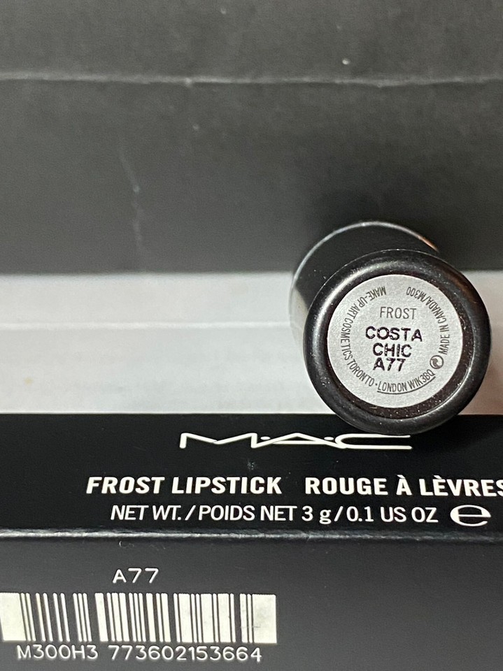 MAC FROST LIPSTICK - 306 COSTA CHIC | eBay