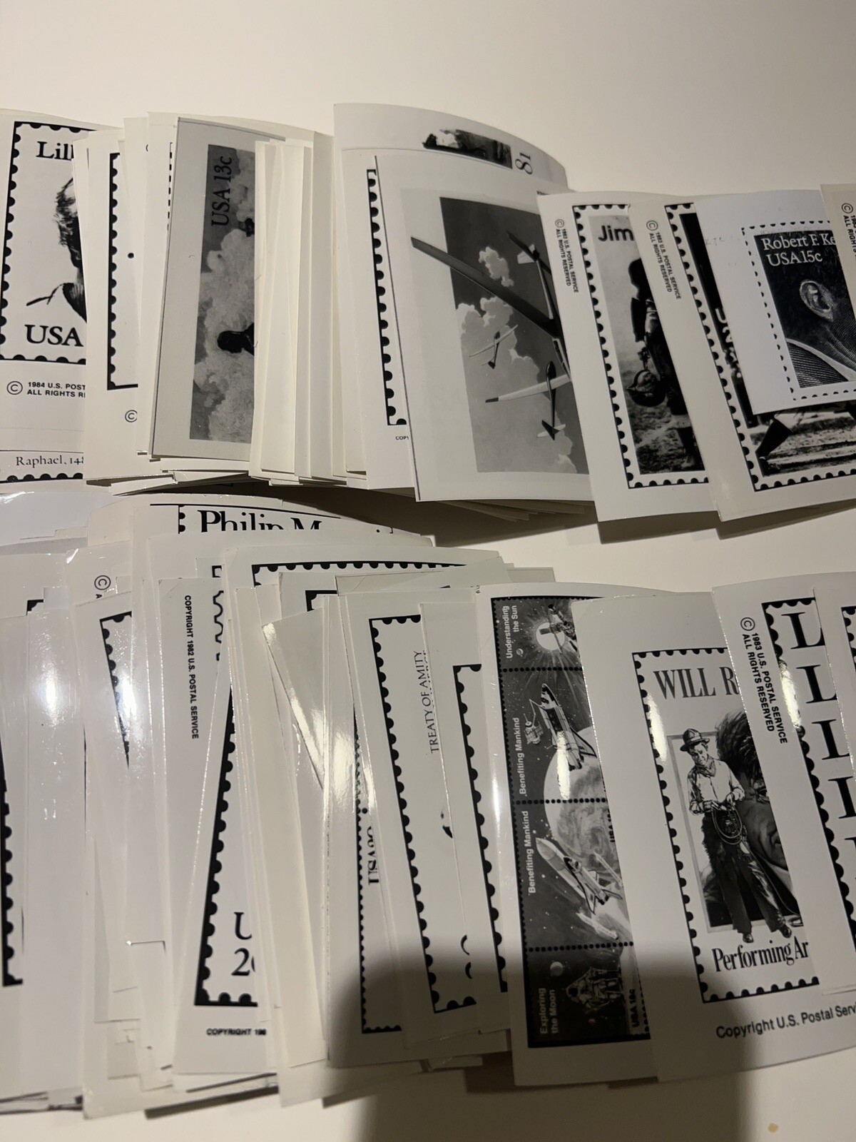 HUGE US Stamp FDC Publicity Photo Essay Lot - 240 Photos Of Stamps ...