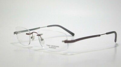 AUTHENTIC TONY MORGAN EYEWEAR M1095 C3 CLEAR EYEGLASSES FRAME 52-21-140 ...