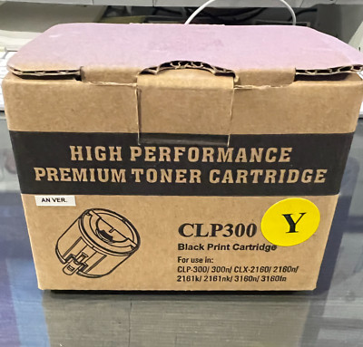 Black Toner Ink Cartridge compatible w Samsung Printer CLP-300 CLP-300N ...