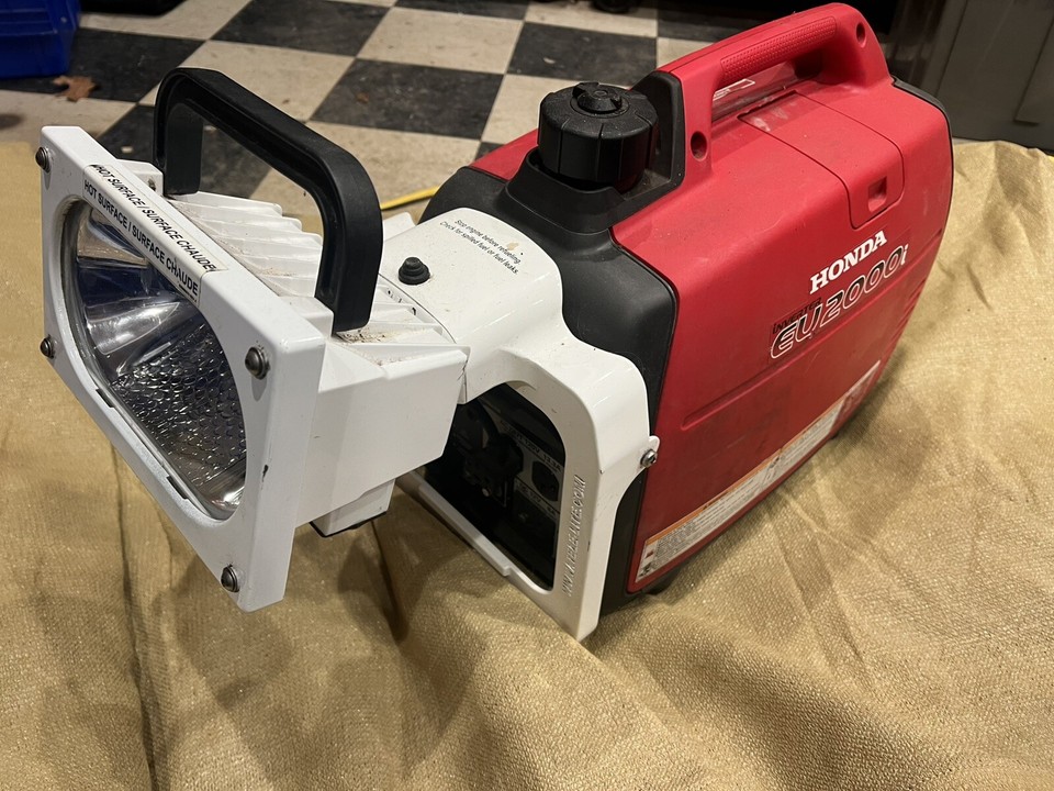 Honda Generator EU2000i w/ Tele-Lite Light Kit Combo | eBay