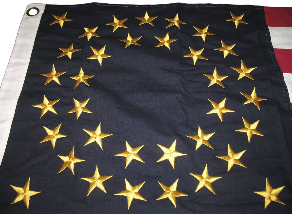 3x5 Embroidered Sewn Union Cavalry Guidon Synthetic Cotton Flag 3'x5' 2 ...