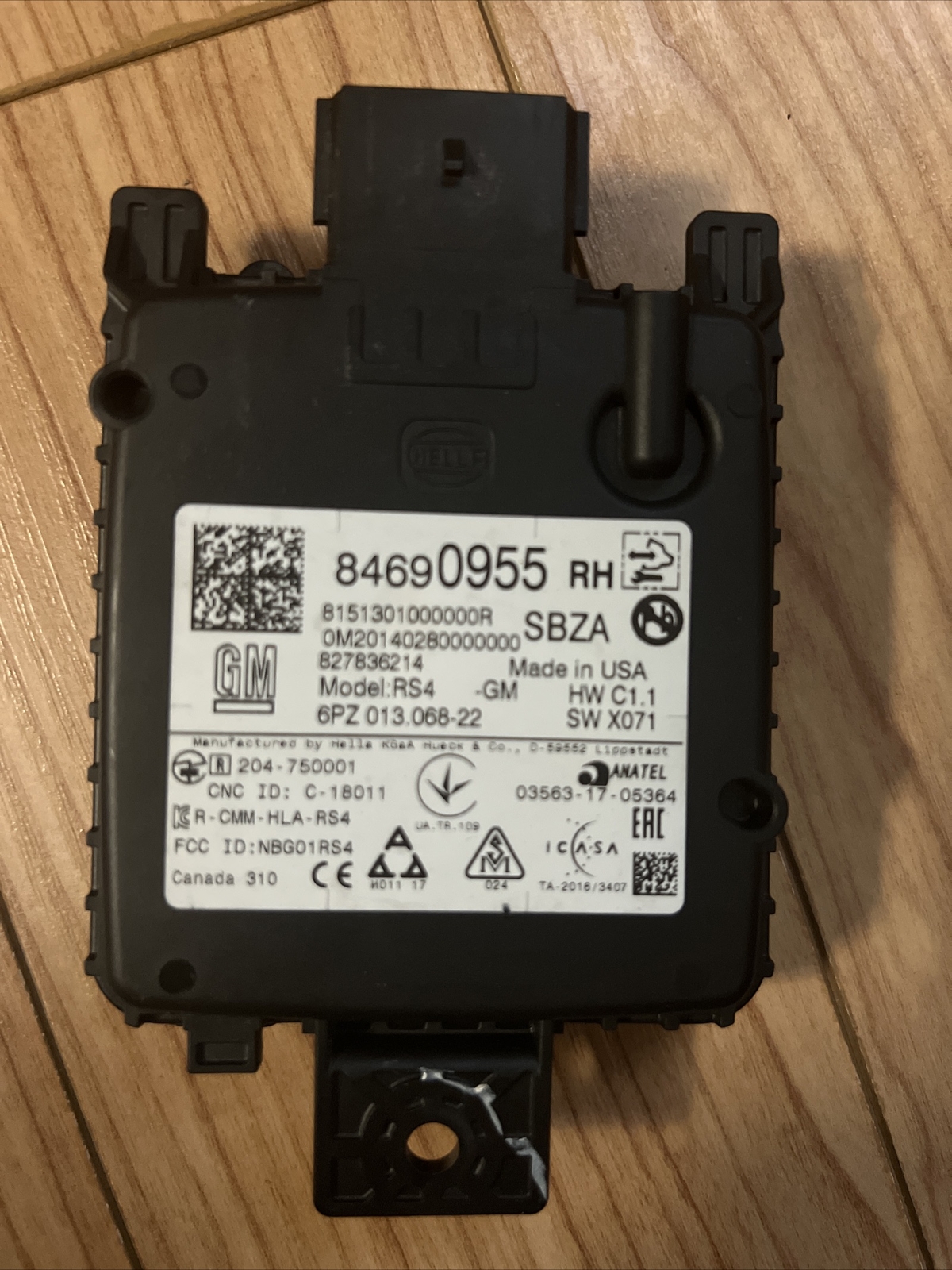 2019 - 2020 CHEVROLET BLAZER REAR RIGHT BLIND SPOT RADAR SENSOR OEM ...