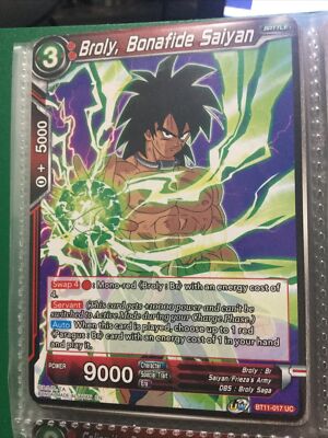 Broly, Bonafide Saiyan | BT11-017 | UC | Vermilion Bloodline | eBay