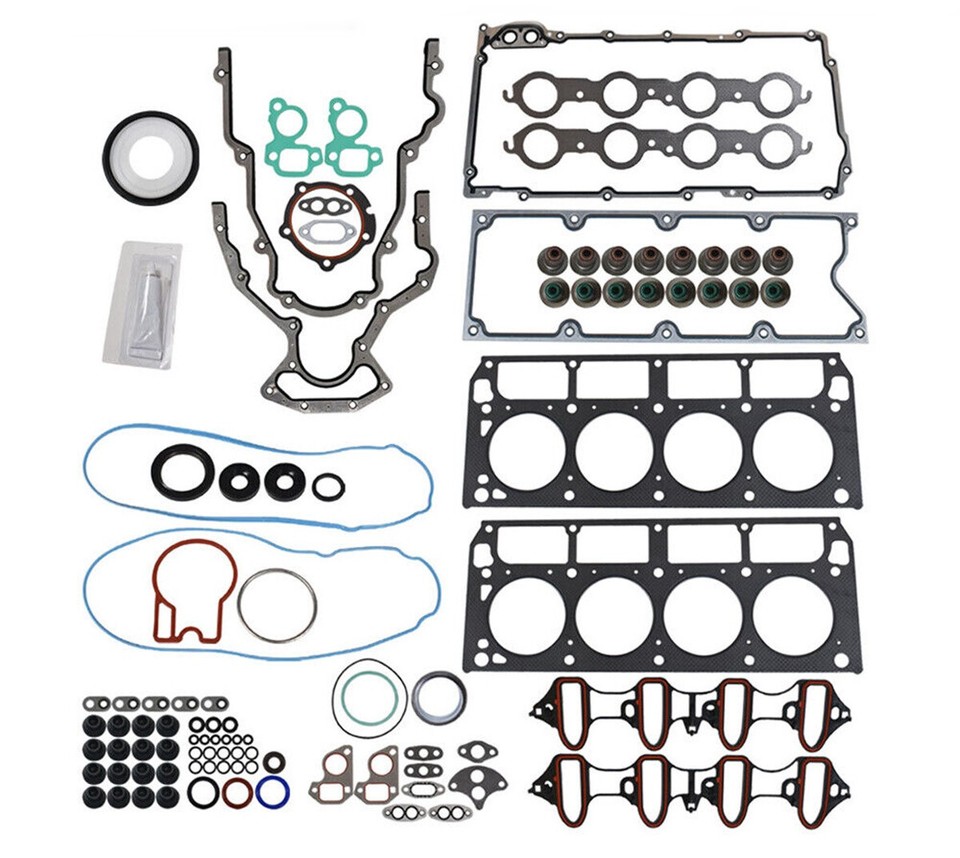 5.3 5300 Engine Rebuild Kit w/ Flat Tops FIT 05-09 Chevy 5.3L LS LH6 ...