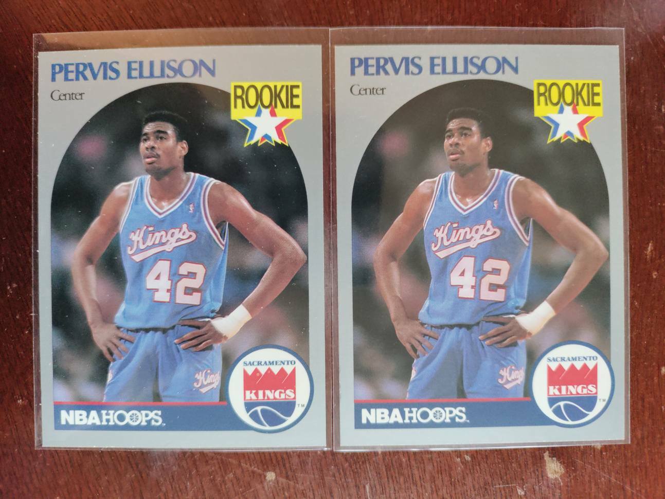 Lot of 2 Pervis Ellison 1990-91 #257 NBA HOOPS ROOKIE - RC - SHARP | eBay