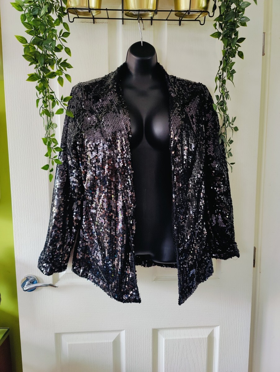 Womens Sequin Tuxedo Jacket Sequined Blazer In Brown Nina Ricci