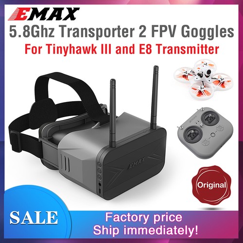 EMAX Tinyhawk 3 FPV Goggles Transporter 2 5.8Ghz for RC Racing Drone ...