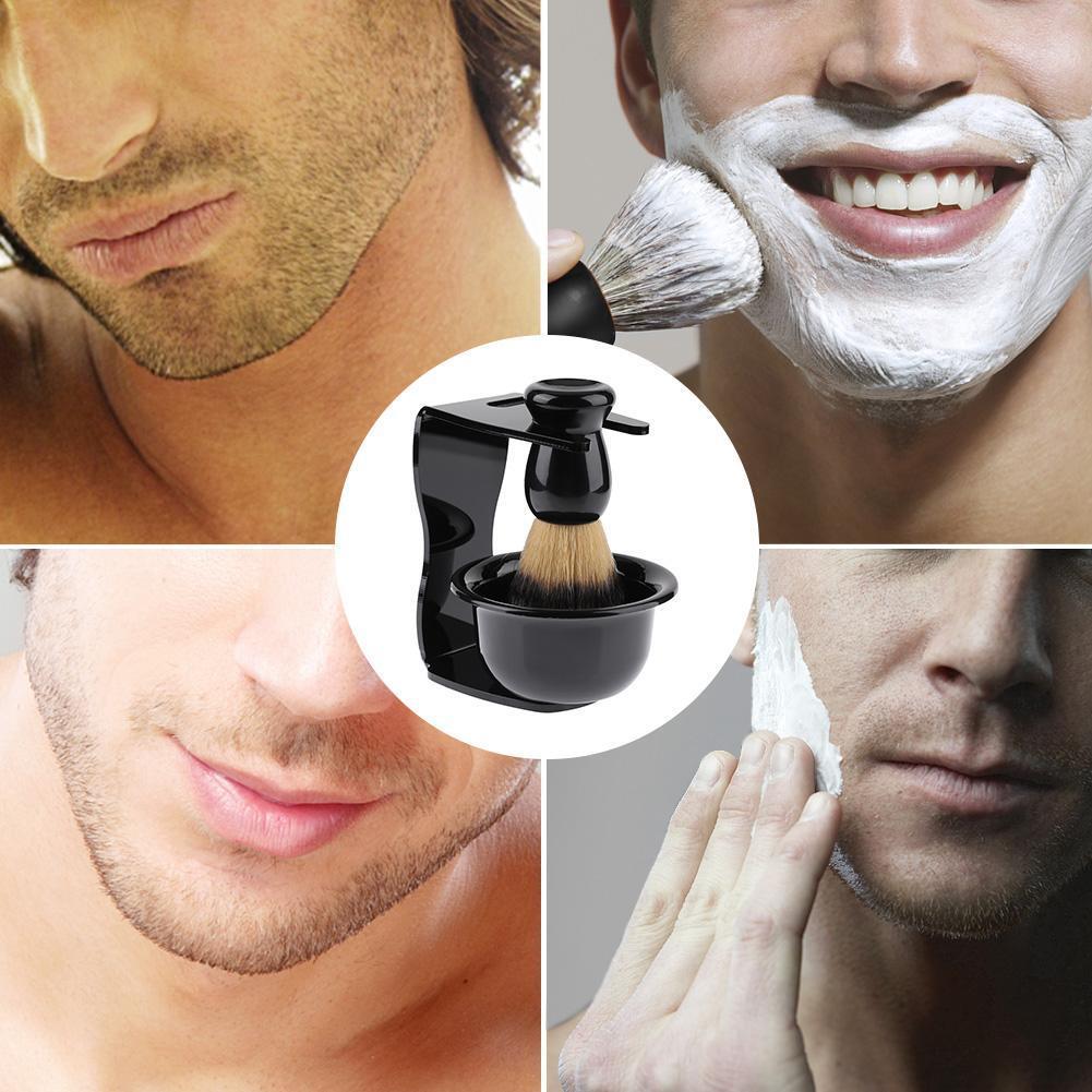 ` 3-in-1 Beard Cleaning Tools Pro Beard Foaming Brush Gift for Men for ...