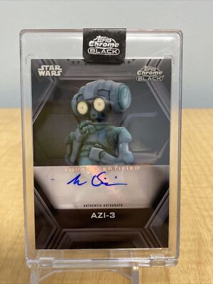 Star Wars Topps Chrome Black 2022 Autograph Signed Azi-3 Ben Diskin | eBay