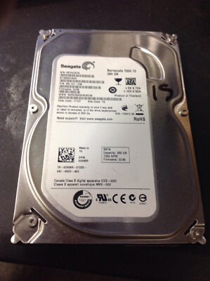 Seagate Barracuda 7200.12 ST3250318AS 250GB 3.5" SATA HDD Hard Drive ...