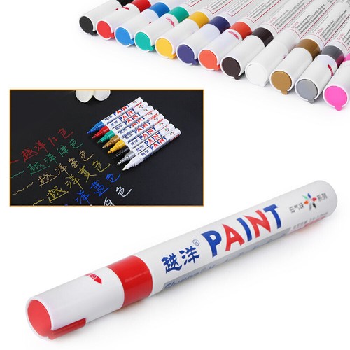 Waterproof Paint Marker Pen Permanent Tire Tyre Tread Rubber Metal ...