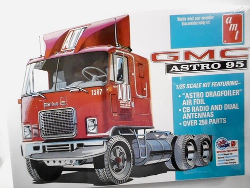 AMT New GMC Astro 95 Semi Truck 1:25 Scale Model Kit | eBay
