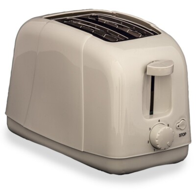 Quest Toaster 2 Slice Low Wattage Cream Caravan Motorhome Camper Camp ...