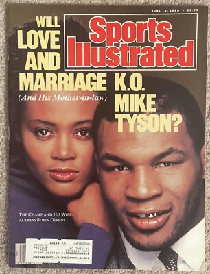 SPORTS ILLUSTRATED 1988 WILL LOVE AND MARRIAGE K.O. MIKE TYSON AND ...