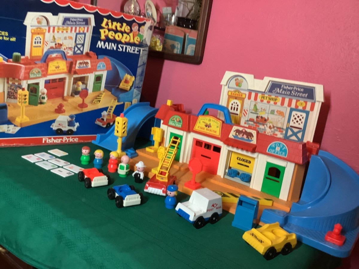 Original Fisher Price Little People Vintage Fisher Price Play Family