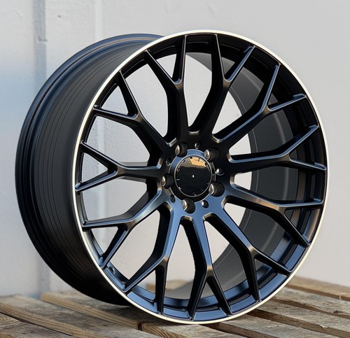 20x8.5 20x9.5 Staggered 20" Black Wheels Fit Mercedes E350 S430 5x112 ...