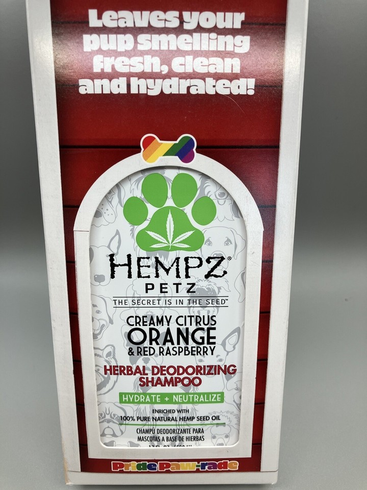 Hempz Petz Herbal Deodorizing Shampoo Hemp Seed Oil 17 oz & Play Ball ...