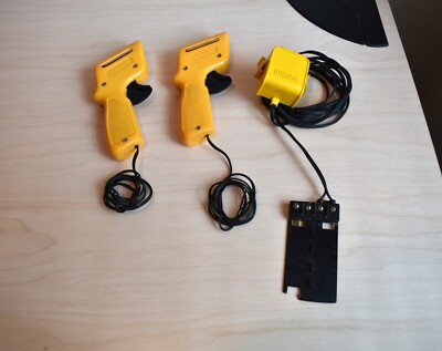 Vintage Aurora AFX Slot Car Yellow Hand Controllers (2) and Transformer ...