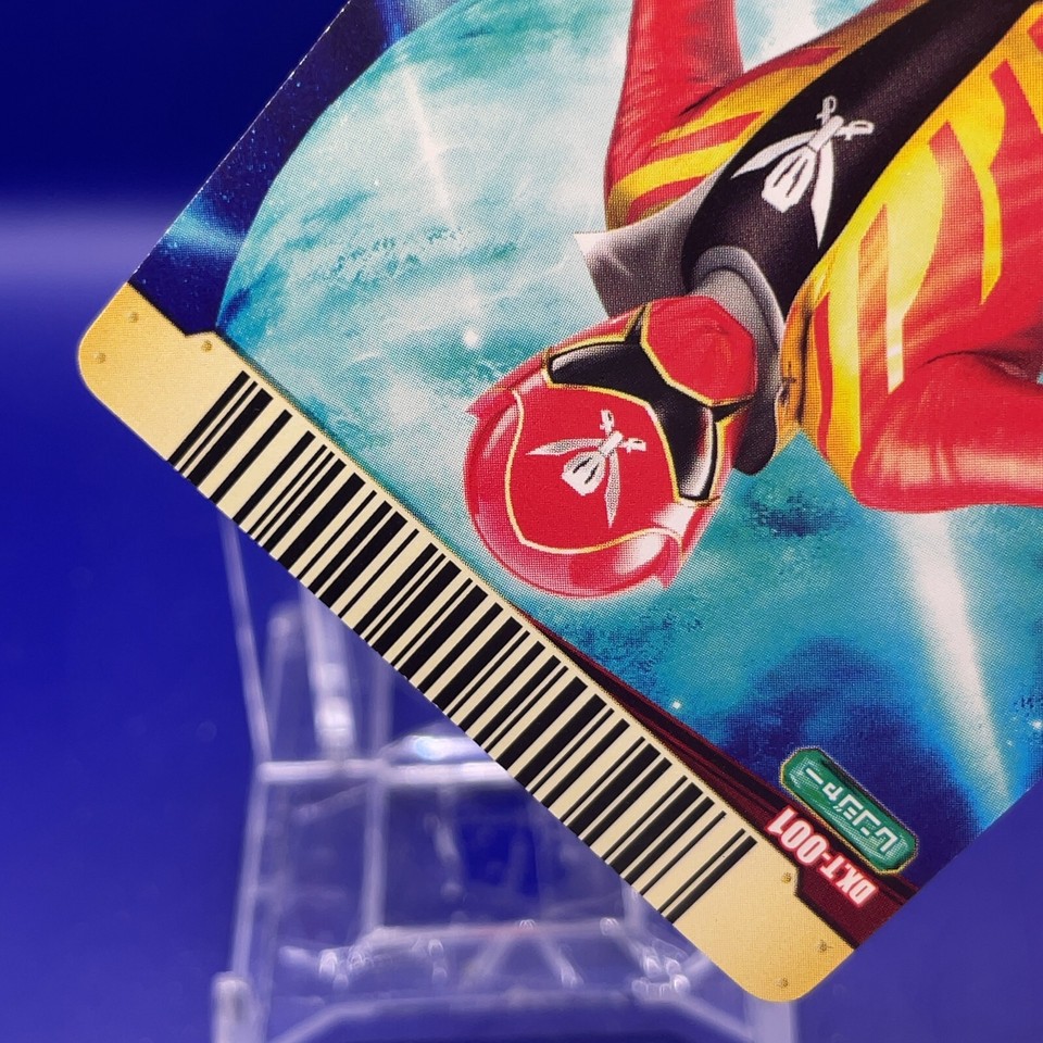 Gokai Red Super Sentai Battle Dice-O TCG Card DX.T-001 Bandai Japanese ...