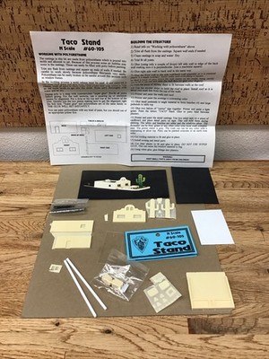 Arrowhead Models N Scale Taco Stand Restaurant Building Kit New B-4 | eBay