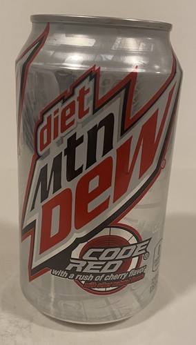 Diet Code Red Mountain Dew Can Bottom Drained | eBay
