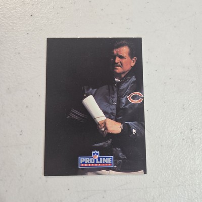 1991 NFL Pro Line Portraits Football Chicago Bears Mike Ditka Card #89 ...