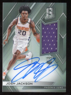 Josh Jackson 2017-18 Spectra Auto Rookie Patch #116 Serial #d /299 ...