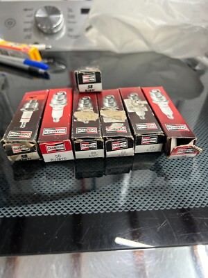 7-pack Champion RJ18YC Copper Plus Spark Plugs NGK 2911 BP4 Denso W9PRU ...