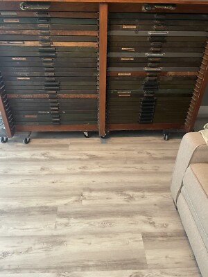 Vintage Hamilton Printers Cabinet With 48 Drawers Beautiful | eBay