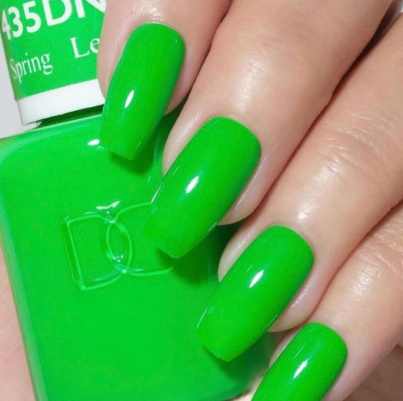 DND Match UV Gel + Nail Polish #435 Spring Leaf | eBay