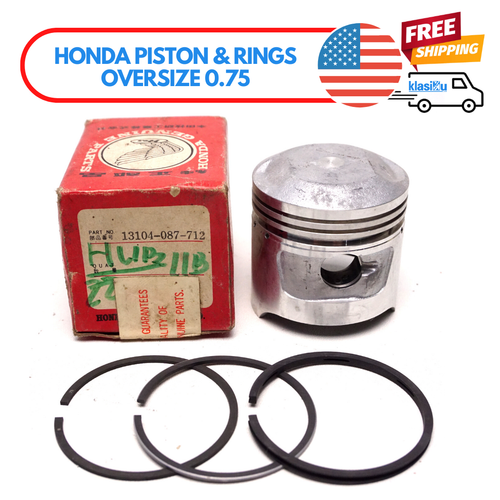 Honda CD70 CL70 ATC70 C70 CT70 CF70 ST70 SL70 XL70 Piston Anneaux 0.75 ...