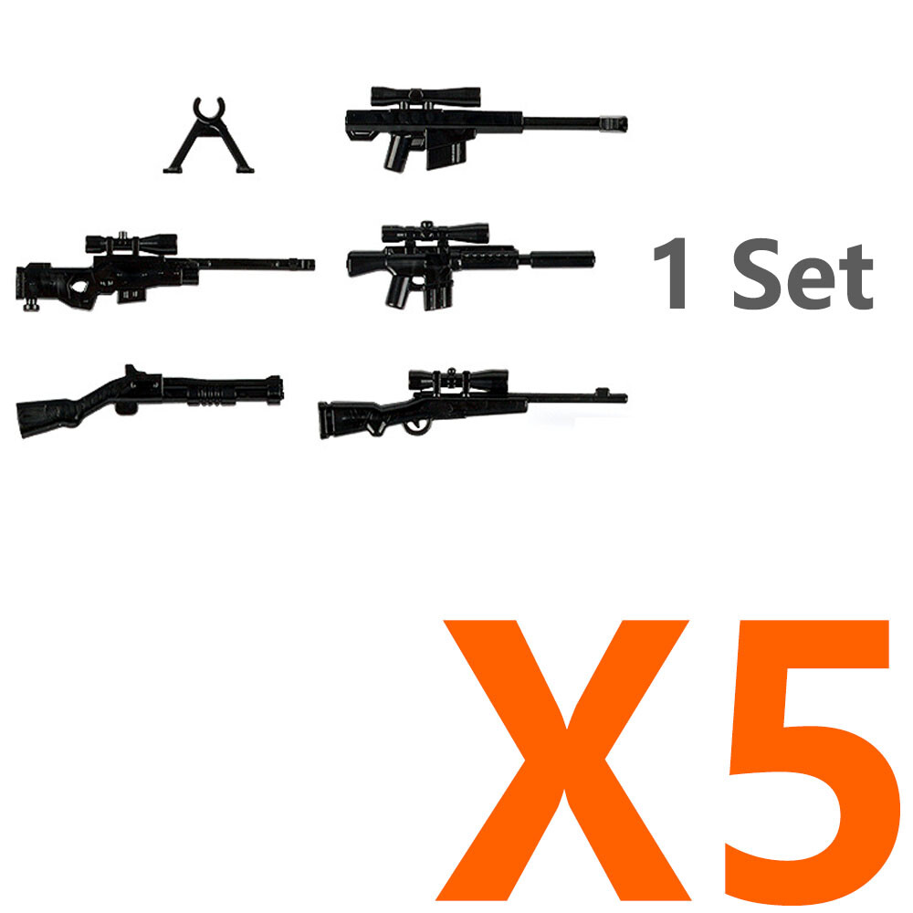 100PCS WEAPON PACK Assorted Lot Of Weapons Guns Rifles For Military ...