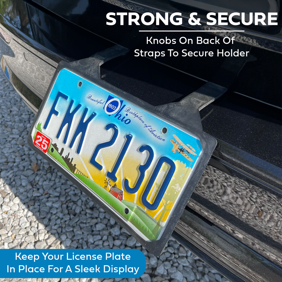 Rubber Demo License Plate Holder for Dealer Demo Tags & License Plates ...