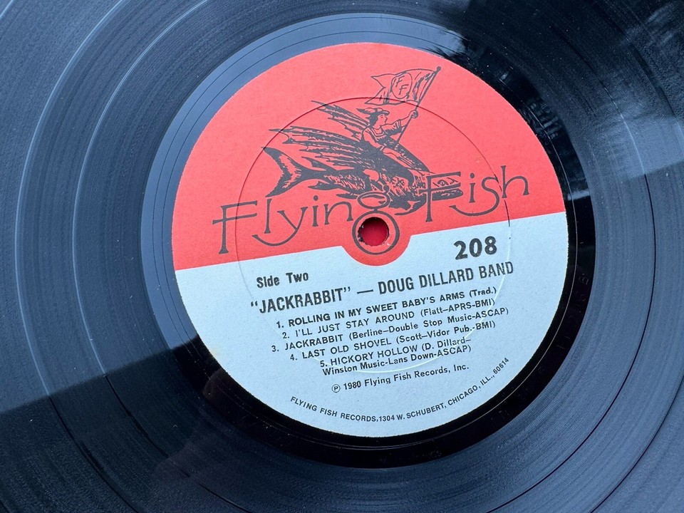 The Doug Dillard Band - Jackrabbit! LP VINYL 1980, USA Flying Fish ...
