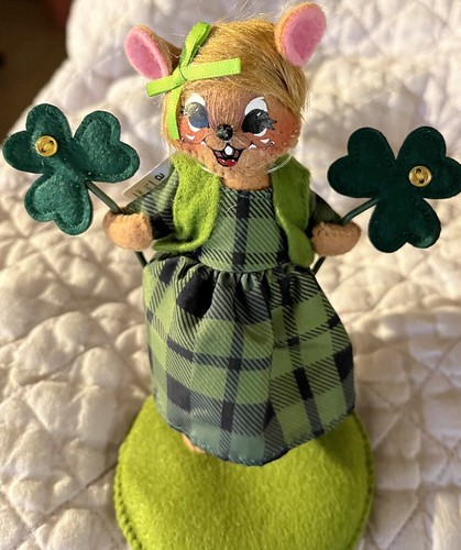 2023 ANNALEE ~ 5" ~ "Shamrock Girl Mouse" ~ ~ NWT | eBay